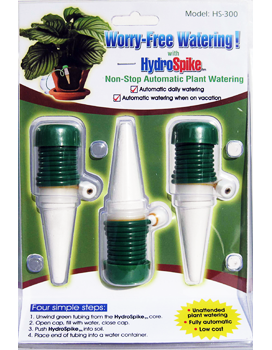 HydroSpike Original HS-300 Spikes: Worry-Free Automatic Plant Watering ...