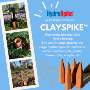 HydroSpike ClaySpike: Terracotta Plant Watering Spikes | HydroSpike®