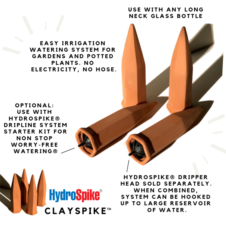 HydroSpike ClaySpike: Terracotta Plant Watering Spikes | HydroSpike®